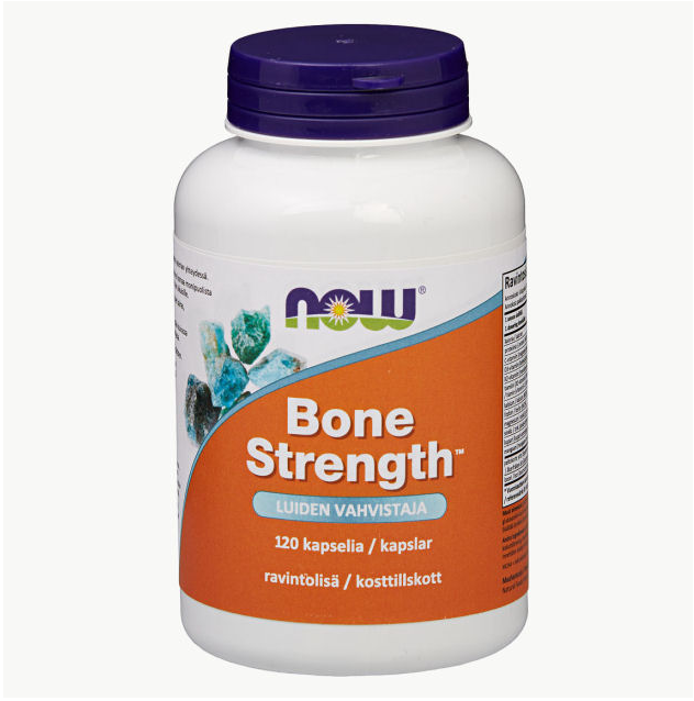 NOW Foods Bone Strength luuston hyvinvointi| 120 kapselia - PPS-Shop ...