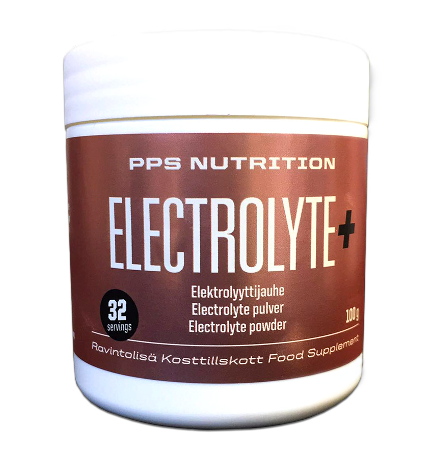 Electrolyte+ PPS Nutrition elektrolyyttijauhe 100g Huom päiväys 9.10.22 ...